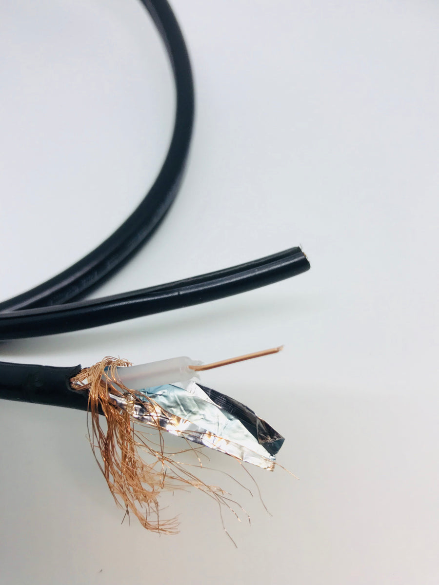 100M CCTV Shotgun solid copper Cable - RG59 Coax + 2 Core Power Cable ...